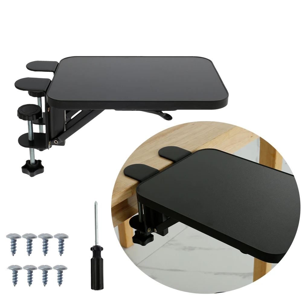 Adjustable-Desk-Extender-Holder-Computer-Keyboard-Tray-Foldable-Table ...