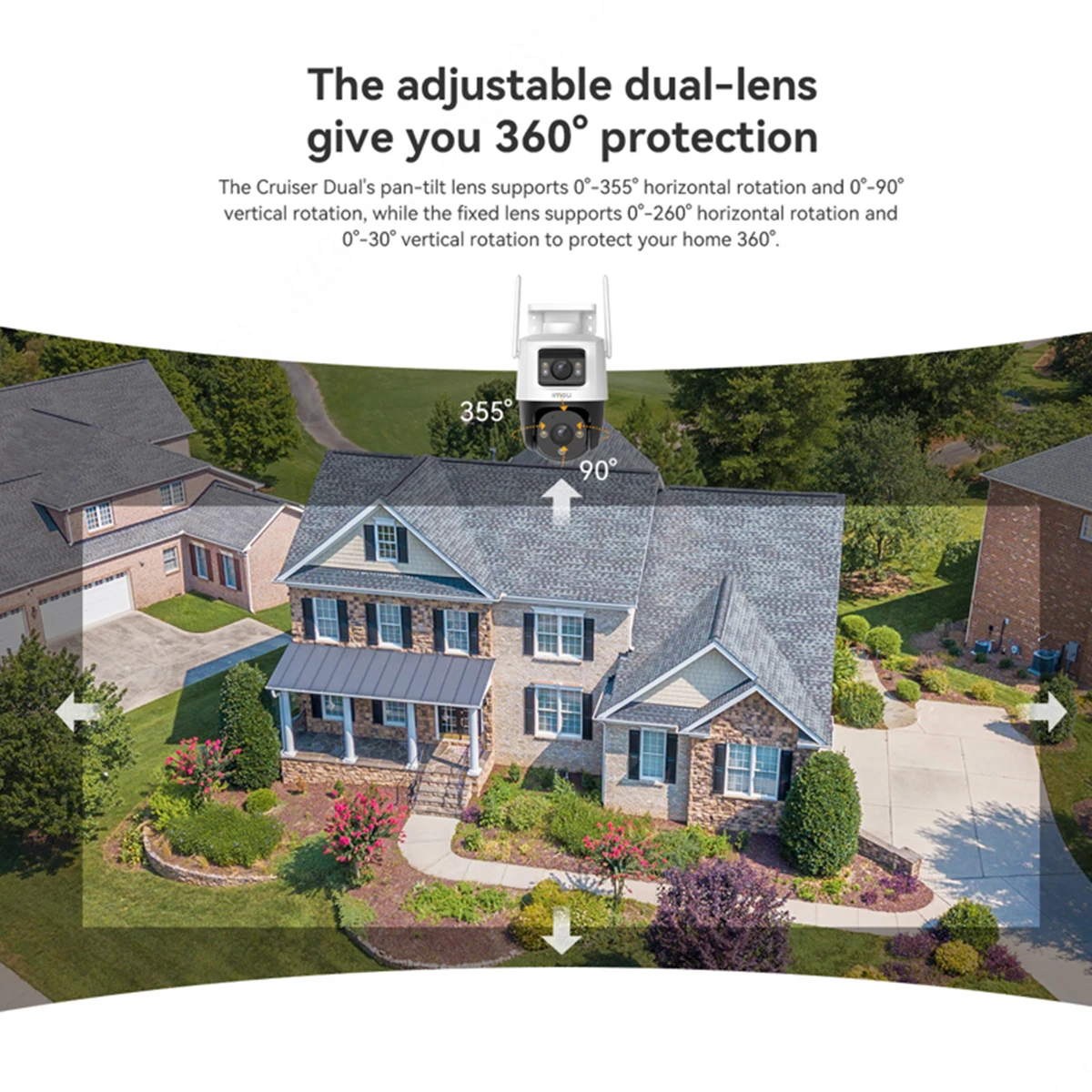 Everything Is Solar IMOU Cruiser Dual 8MP Dual Lens WiFi Camera Wifi 6 ...