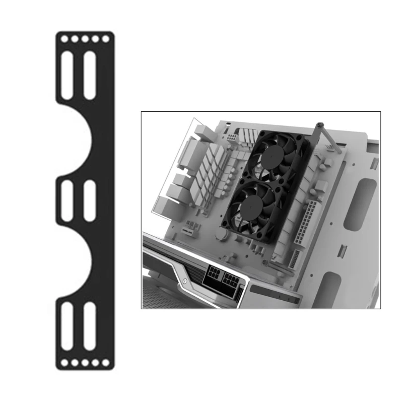 방열판 선풍기 장착 브래킷 Cpu 라디에이터 조절식 데스크탑 컴퓨터 Ddr Ddr2 Ddr3 Ddr4 티몬