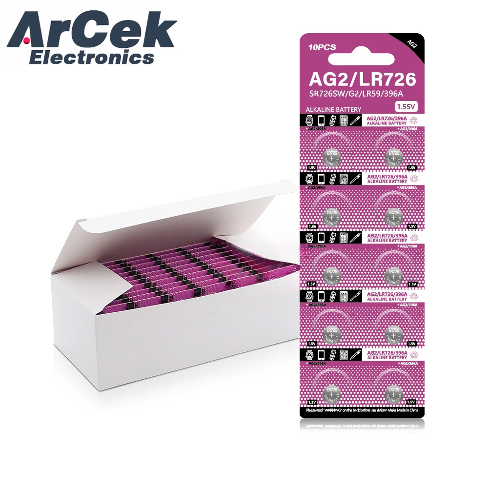 10PCS-1-55V-AG2-LR726-397-396A-SR726-196-SR726SW-CX59-LR59-SR59-396 ...