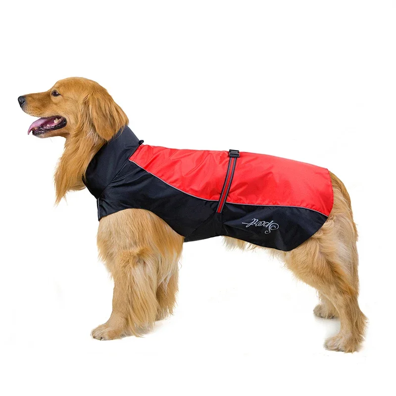 Reflective Pet Clothing Large Dog Clothing Waterproof Jacket Outdoor ...