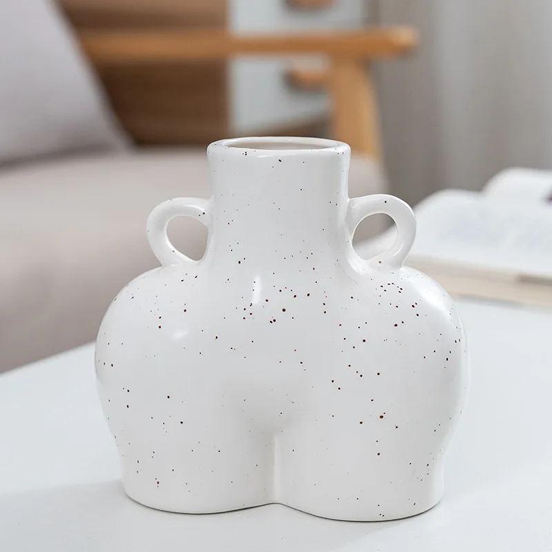Home & Living Vases Nordic Human Body Ceramics Vases for Home Decor Bum ...