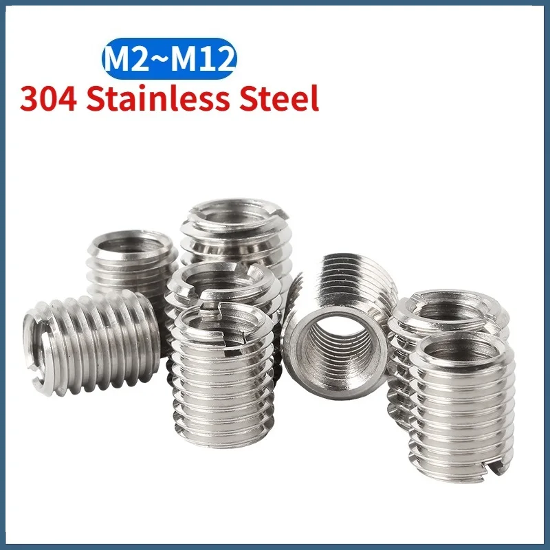 M2 M2.5 M3 M4 M5 - M20 304 Stainless Steel Slotted Inside Outside ...