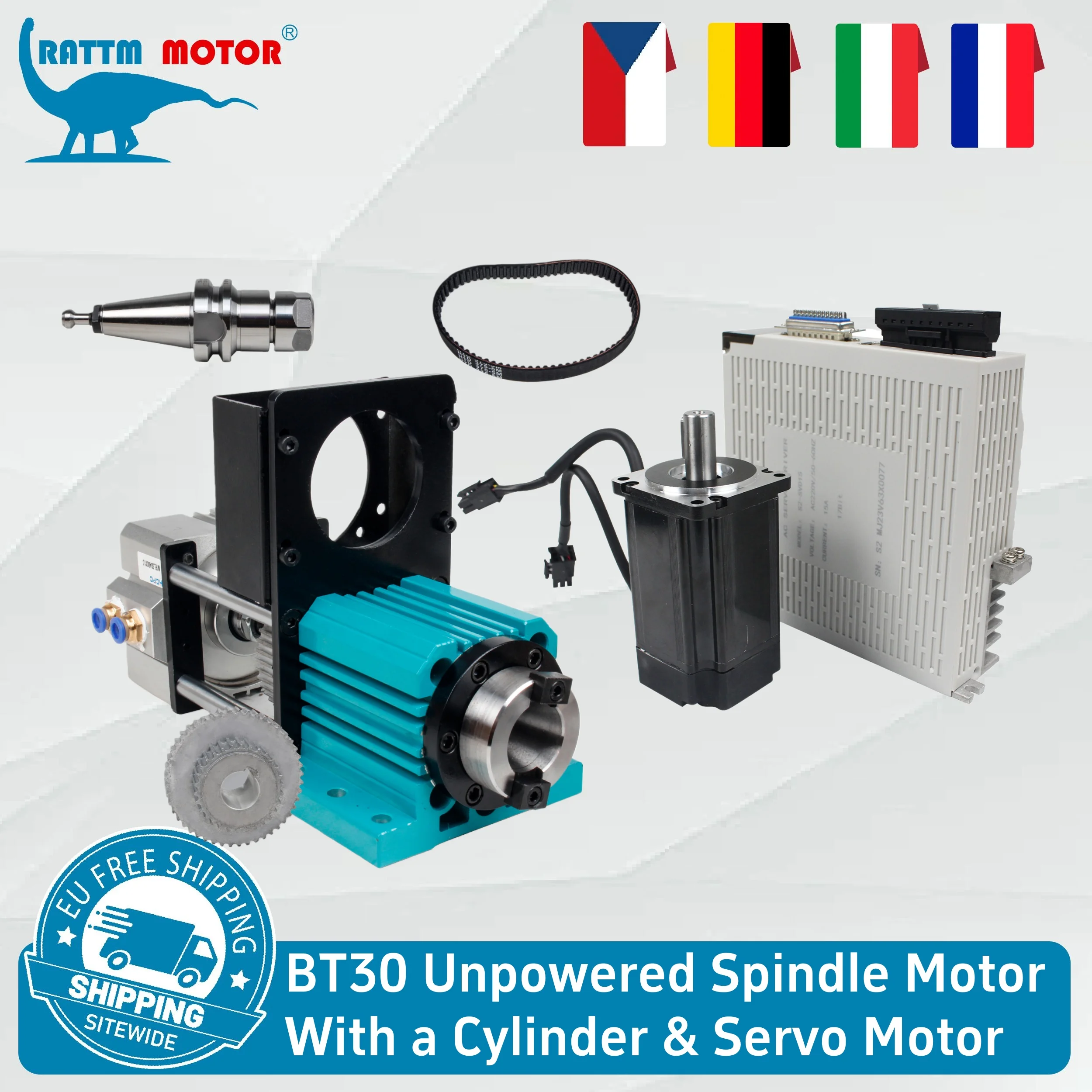 【EU Store】BT30 Unpowered Spindle Equipped With a Cylinder to Support ...