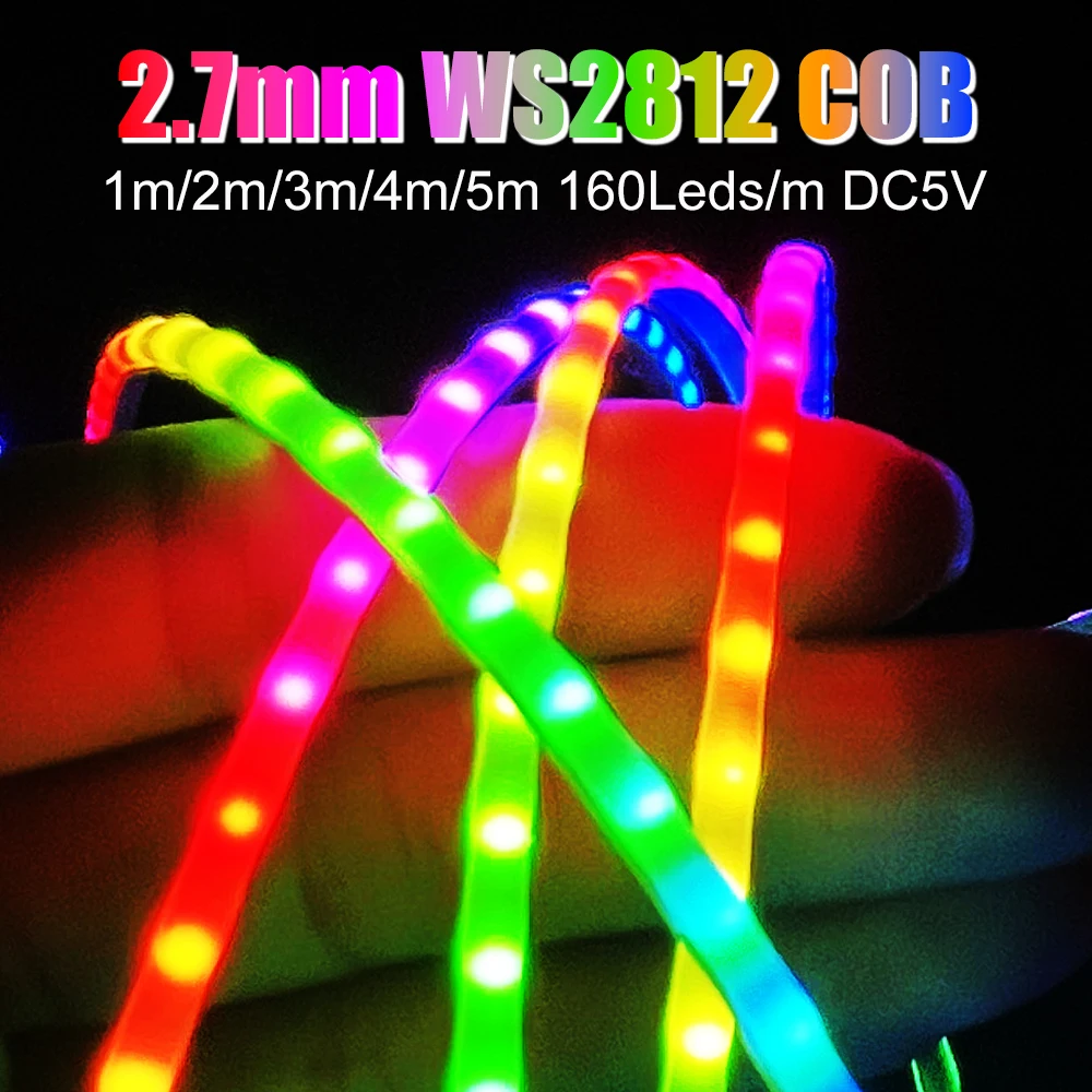 2-7mm-WS2812B-COB-LED-Strip-DC5V-Individually-Addressable-RGBIC-Ultra ...