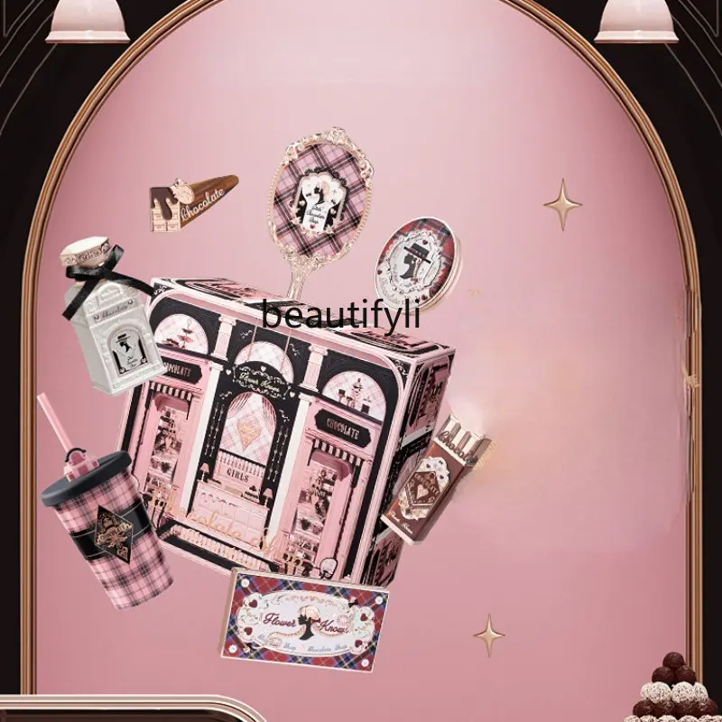 Yj Flower Saber Loja De Chocolate Fairy Tale Maquiagem Gift Box Blush ...