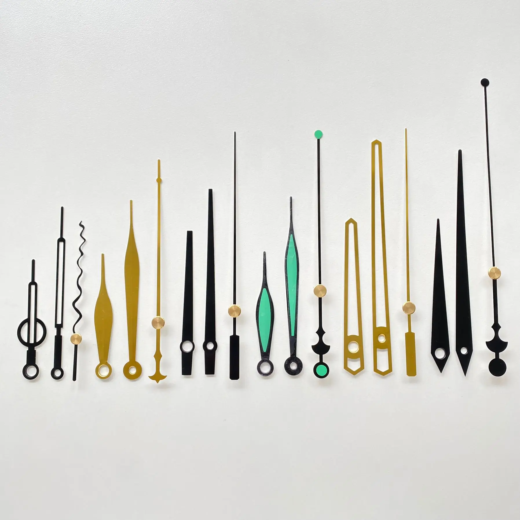 Metal-Wall-Clock-Hands-Gold-Home-Decor-Hour-Hand-Minute-Hand-Second ...