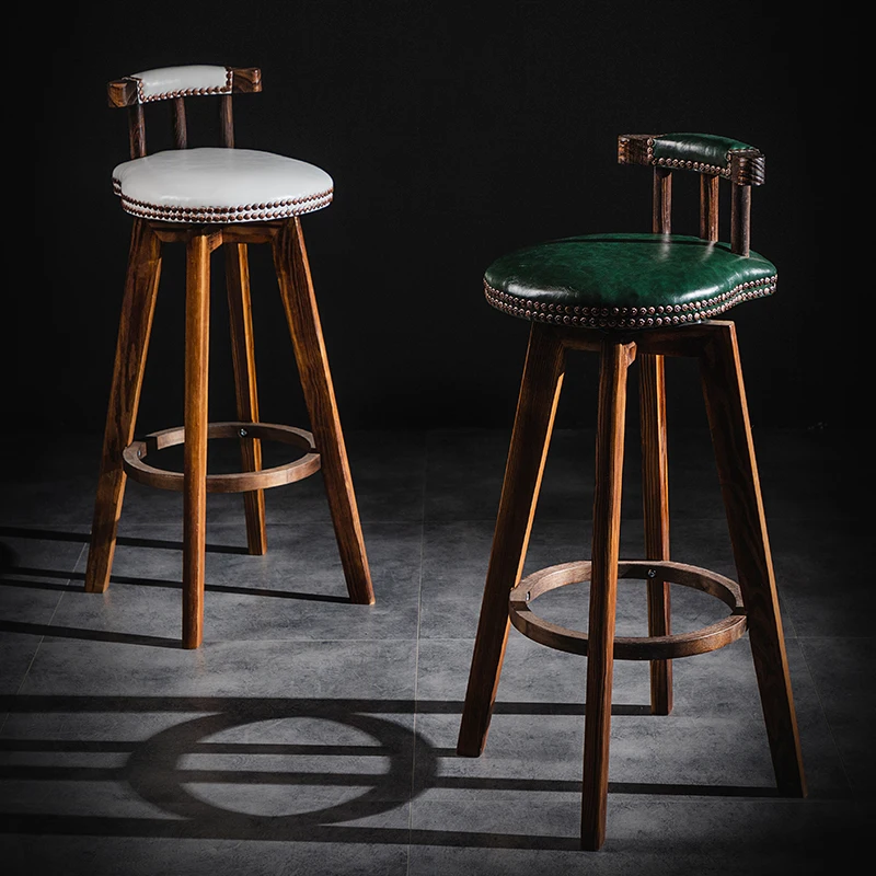 Minimalist Fashion Bar Stools Unique Ancient Industrial Designer Bar ...