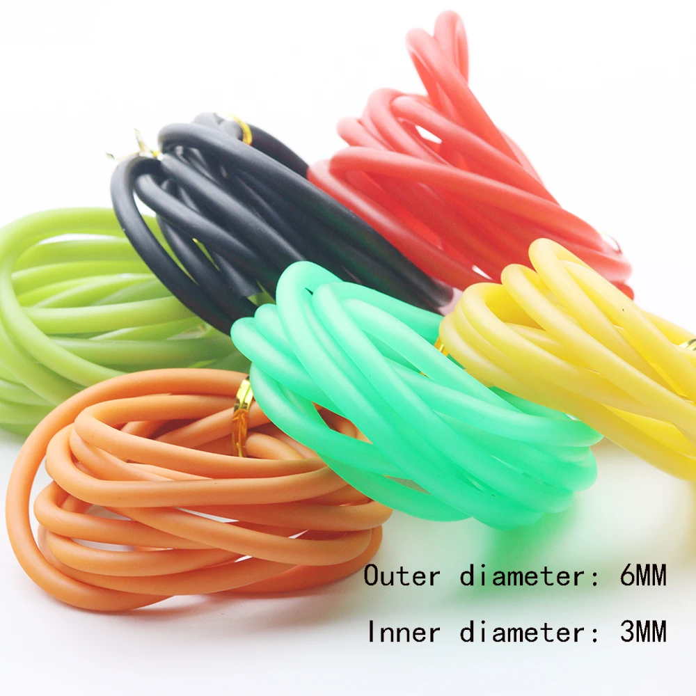 1-2M-3-6MM-Latex-Tube-Rubber-Elastic-Silicone-Tube-Fishing-Slingshot ...