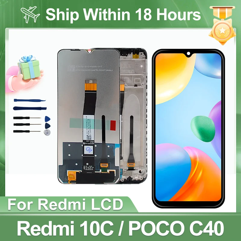 For-Xiaomi-Redmi-10C-LCD-Display-220333QAG-Touch-Screen-Digitizer ...