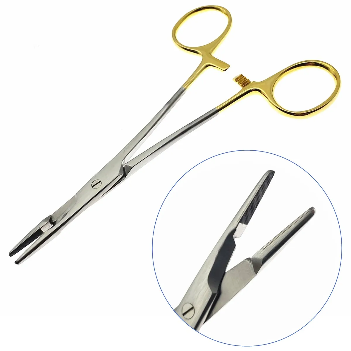 Needle-Holder-with-Scissors-12-5cm-14cm-Multifunctional-Needle-Holder ...