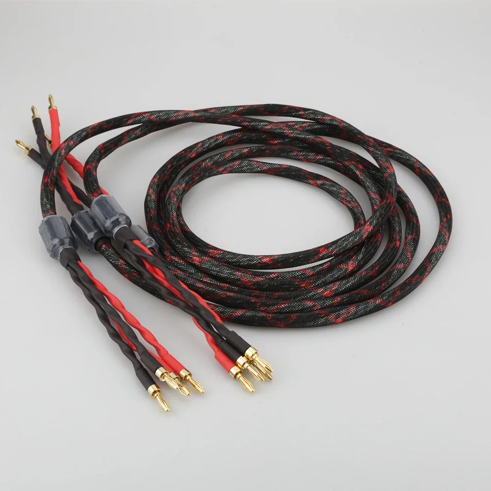 HiFi Audiophile Biwire Speaker Cable High-End Audio Line Loudspeaker ...
