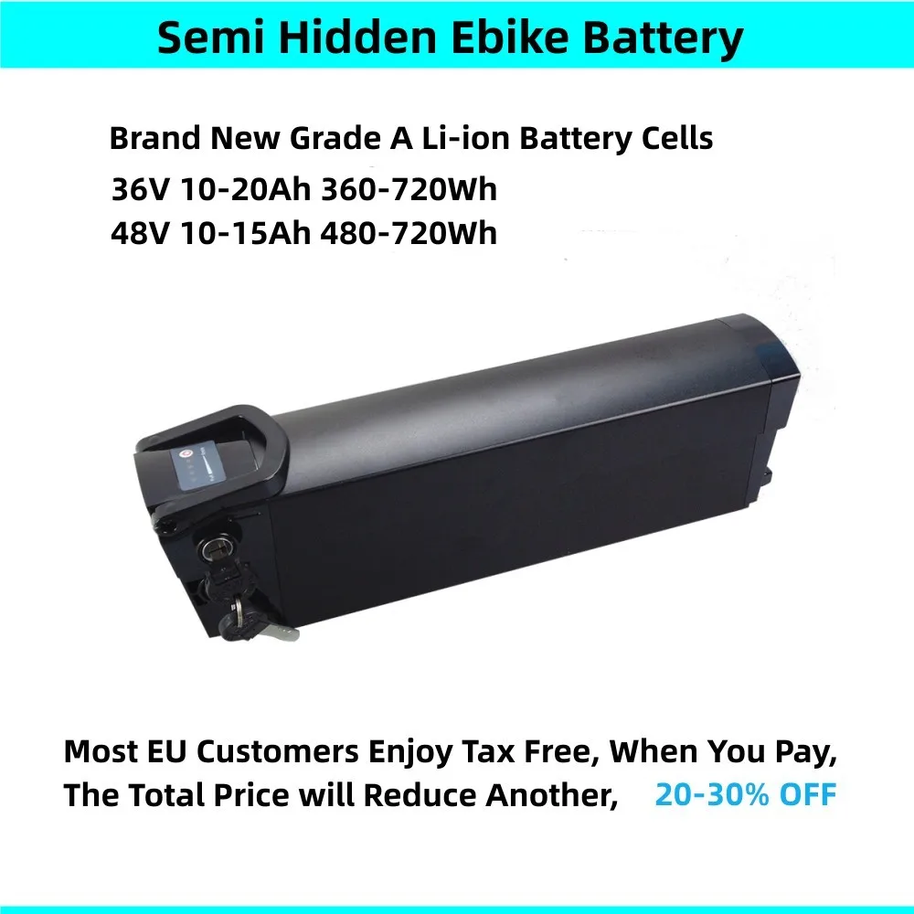 City Bike Commuter Ebike Battery 48v 15Ah 14ah 12Ah 10.4Ah 10Ah for ...