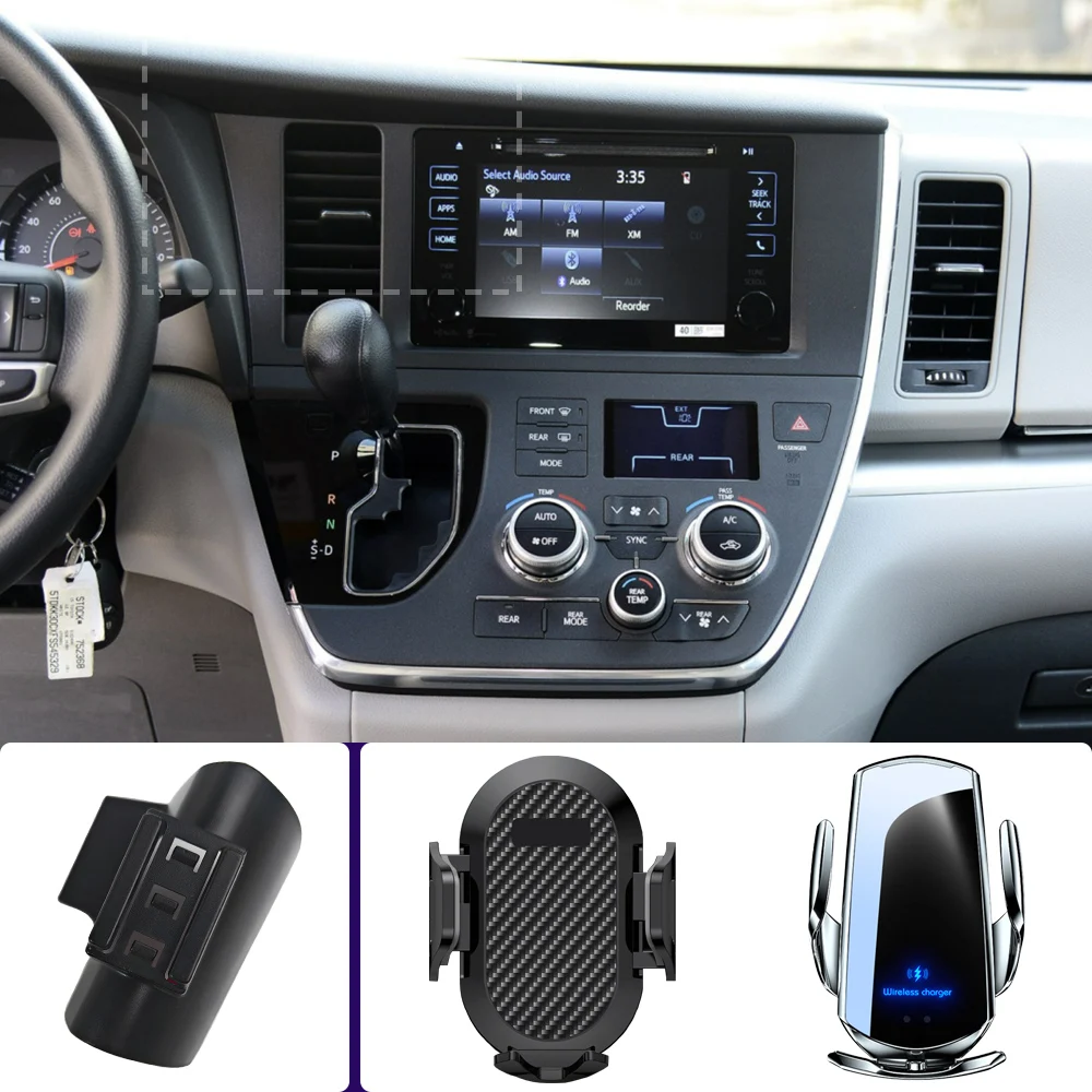 Car Phone Holder For Toyota Sienna 2015 2016 2017 2018 Mobile Phone ...