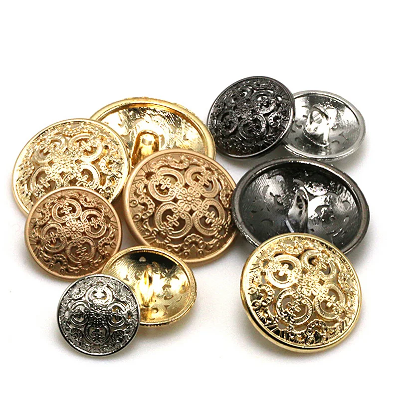 10pcs-European-Retro-Hollow-Carved-Buttons-For-Clothing-Handmade-DIY ...