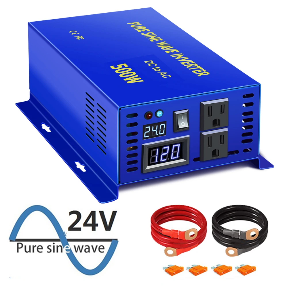 12V-220V-Pure-Sine-Wave-Solar-500W-Reliable-Power-Inverter-Transformer ...