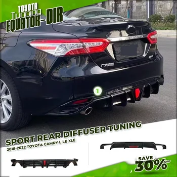 Toyota Rear Diffuser For Toyota Camry L LE XLE 2018-2022 Body Kit Sport ...