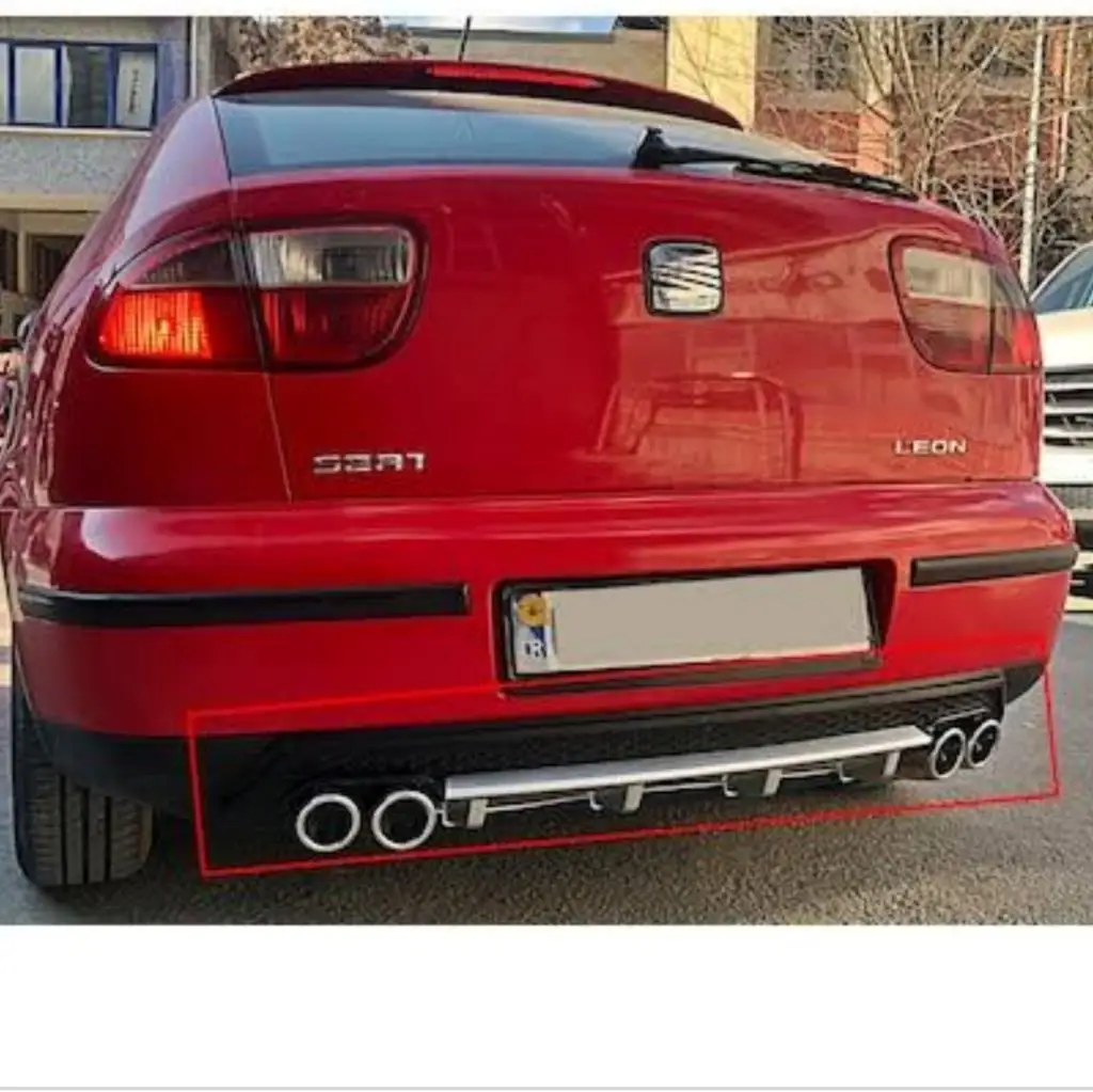 Car-Rear-Bumper-Spoiler-Diffuser-of-Six-Seat-Leon-Mk1-Universal-Rear ...