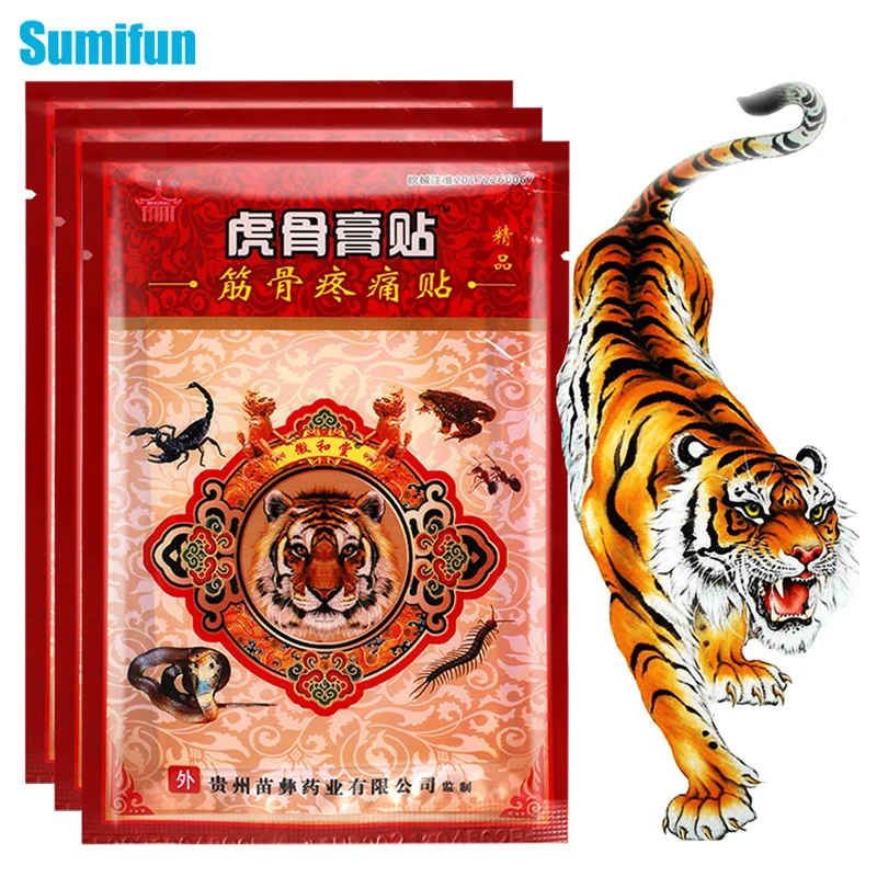 8pcs-Tiger-Balm-Rheumatoid-Arthritis-Knee-Back-Pain-Body-Stickers ...