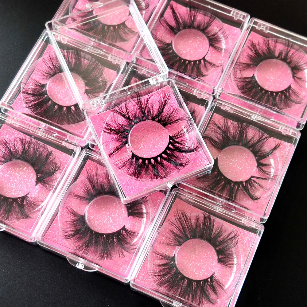 MEDY-Lahes-100-Cruelty-Free-Mink-25mm-Eyelashes-3D-Mink-Full-Strip ...