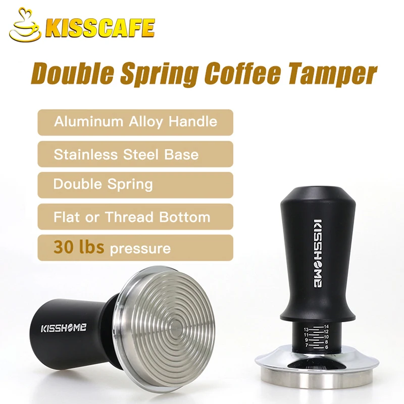 Coffee-Tamper-30lb-Constant-Pressure-Calibrated-Double-Spring-51mm-53mm ...