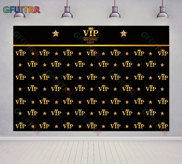Royal Crown Photography Backdrops Hollywood Vip Banner Photo Background ...
