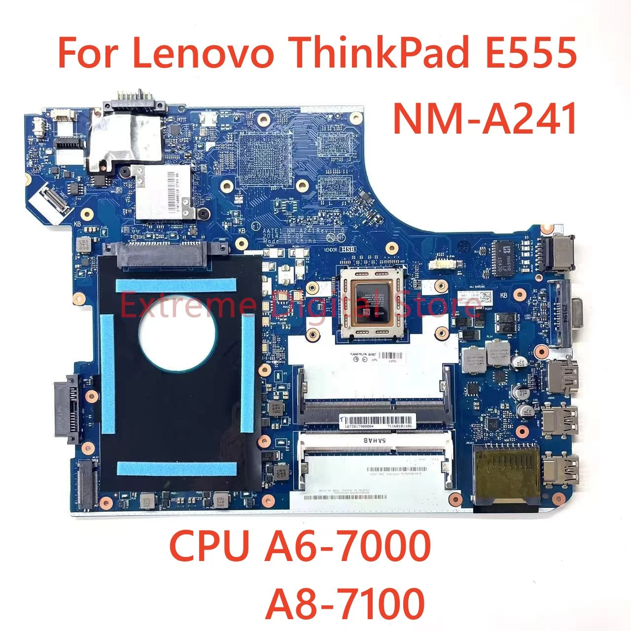 FRU:04X5627 04X5624 For Lenovo ThinkPad E555 laptop motherboard NM A241 ...