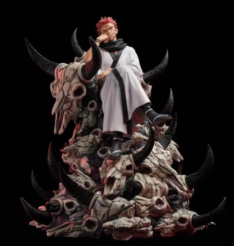 Spot-ThreeArtisan-TA-Studio-Ryomen-Sukuna-sentado-trono-GK-Edici-n-Limitada-figura-de-estatua ...
