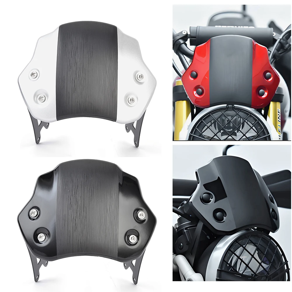 Scrambler 400X Motorcycle Windscreen Windshield For Triumph SCRAMBLER ...