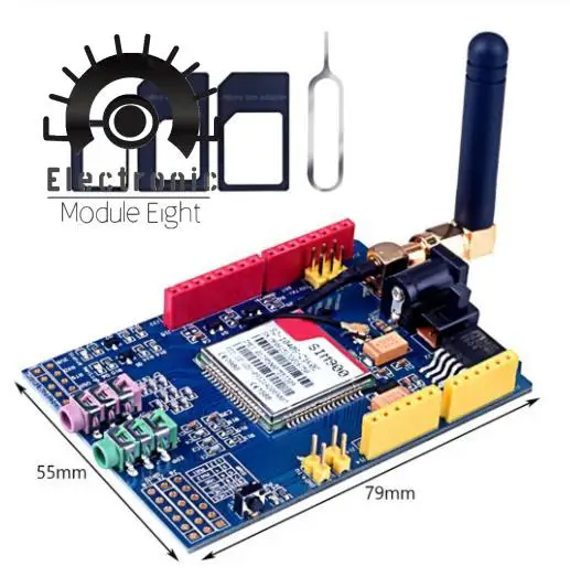 10pcs-SIM900-GPRS-GSM-Shield-Development-Board-Quad-Band-Module-For ...