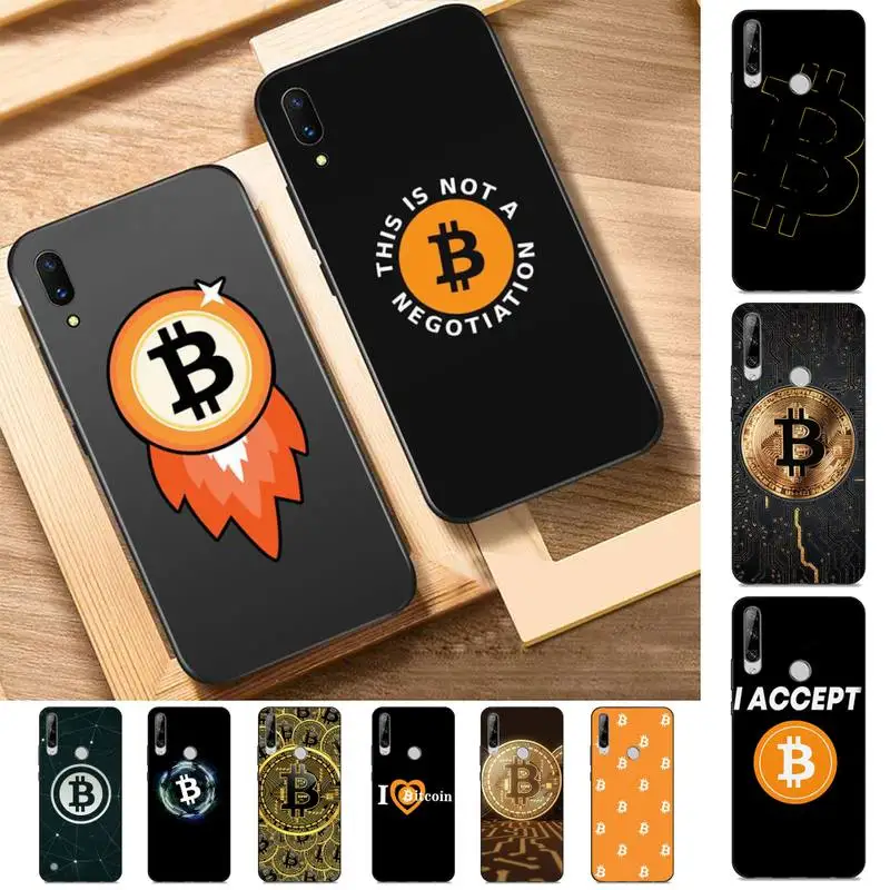 LVTLV I Love Accept Bitcoin Phone Case para Huawei Y 6 9 7 5 8s prime ...