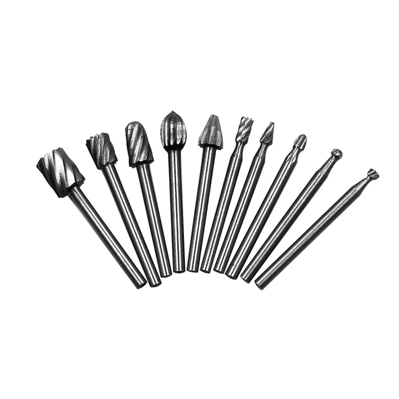 1-Set-Carving-Wood-Drill-Bits-HSS-Rotary-Burr-Cutting-Tool-Gravers ...