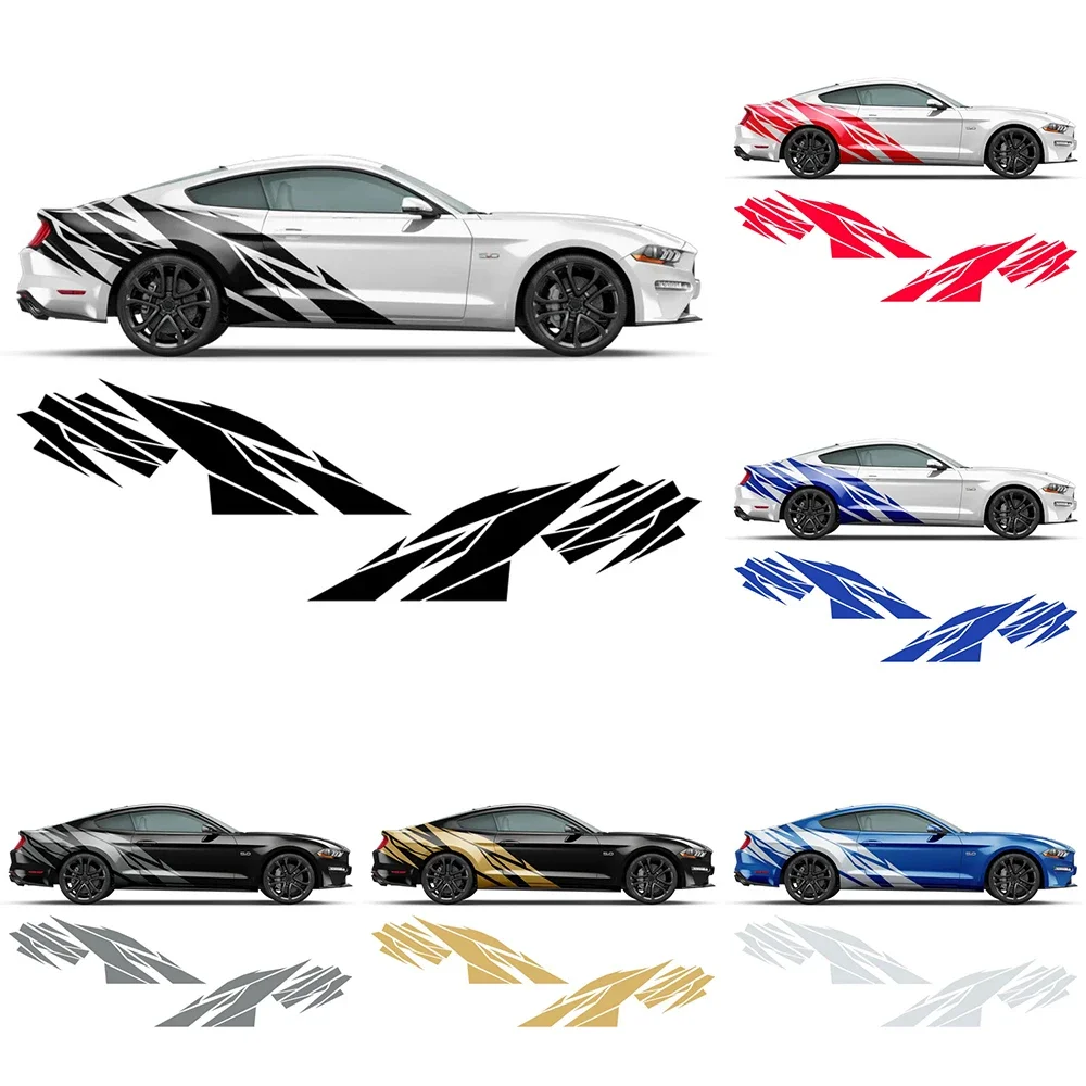 Rayas-de-coche-de-carreras-a-cuadros-de-ajuste-Universal-rayas-de-veh ...