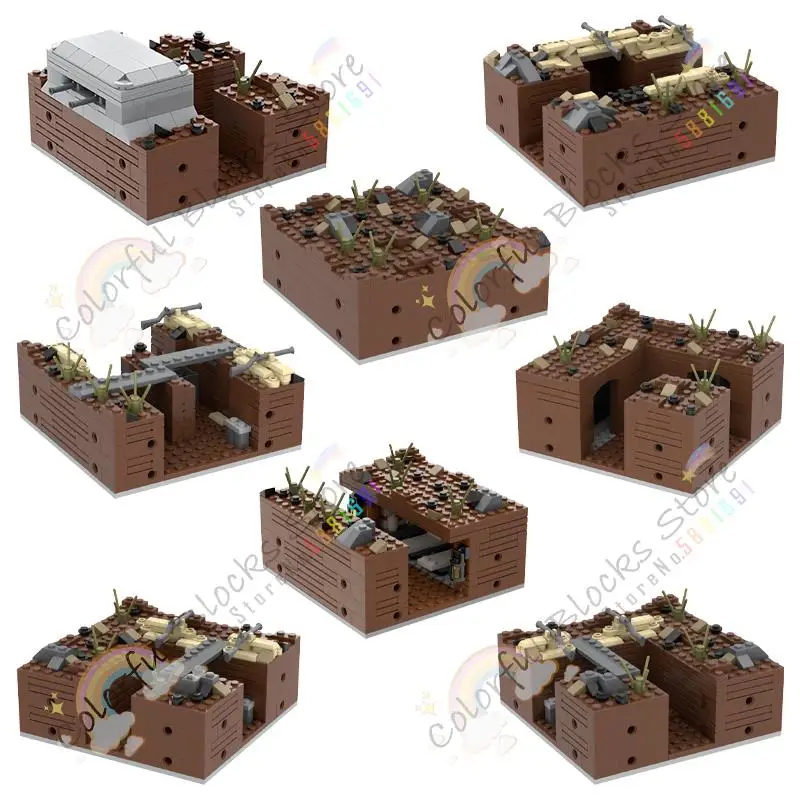 War-Army-Covert-Position-Building-Blocks-Military-Pillbox-Arsenal ...