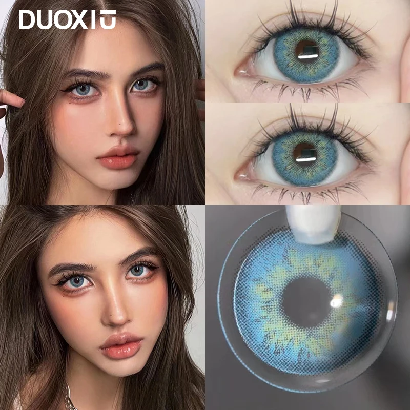 DUOXIU-1Pair-Colored-Beauty-pupils-Natural-colored-eye-lenses-High ...