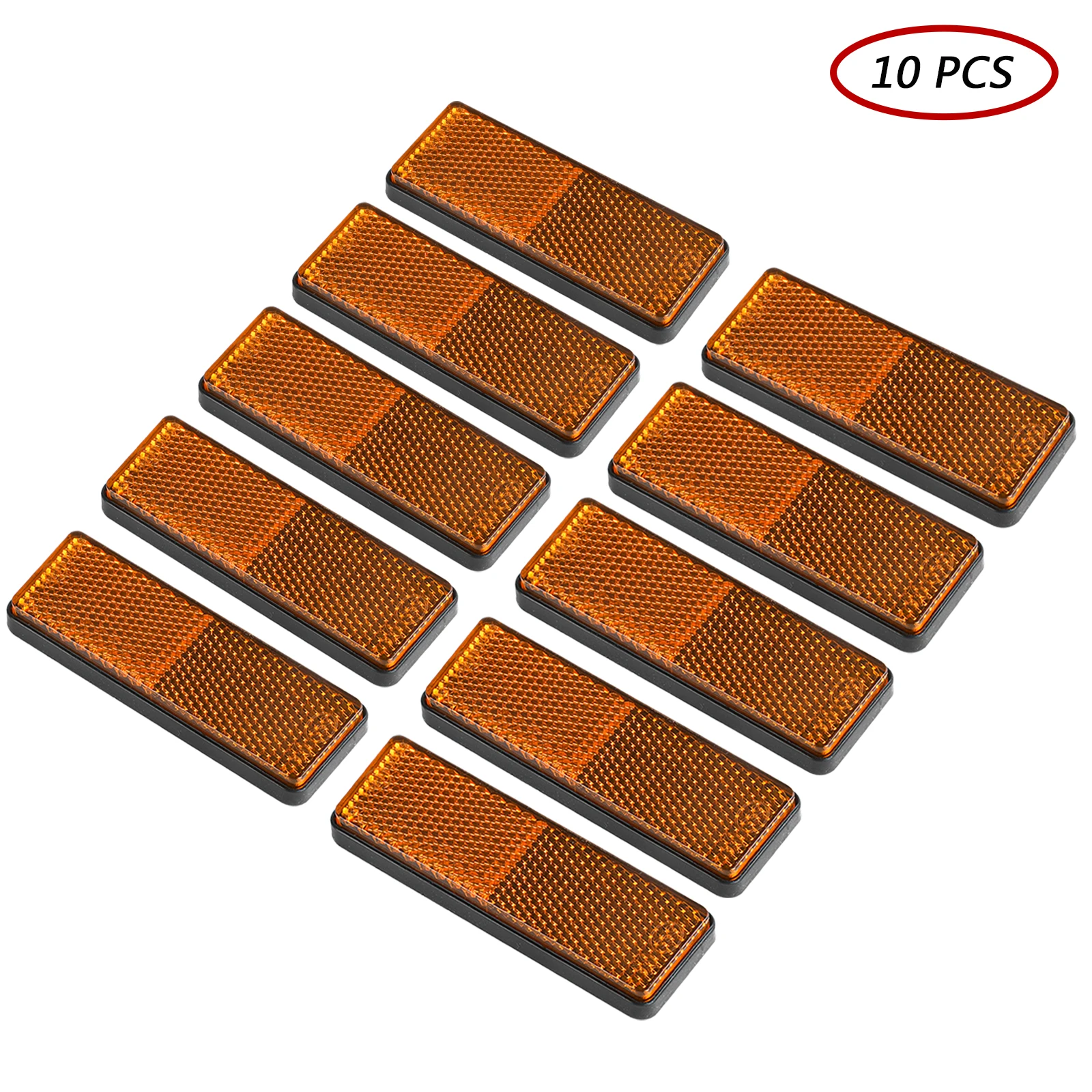 AOHEWEI-10-x-Self-Adhesive-Reflectors-Rectangular-Stick-On-Reflectors ...