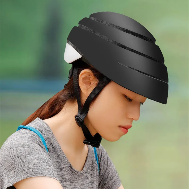 Foldable City Cycling Helmet Loop Helmet for Men Women Urban Road Bike ...