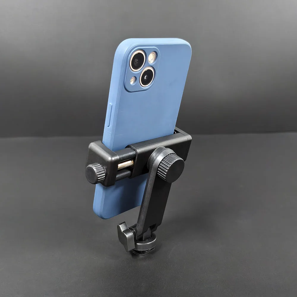 Phone Holder Clamp Rotable Mobile Phone Clip Supports Horizontal ...