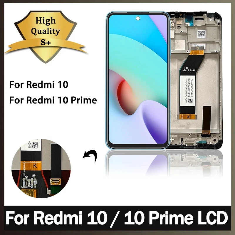 Pantalla-LCD-AAA-6-5-Para-Xiaomi-Redmi-10-21061119AG-digitalizador-de ...