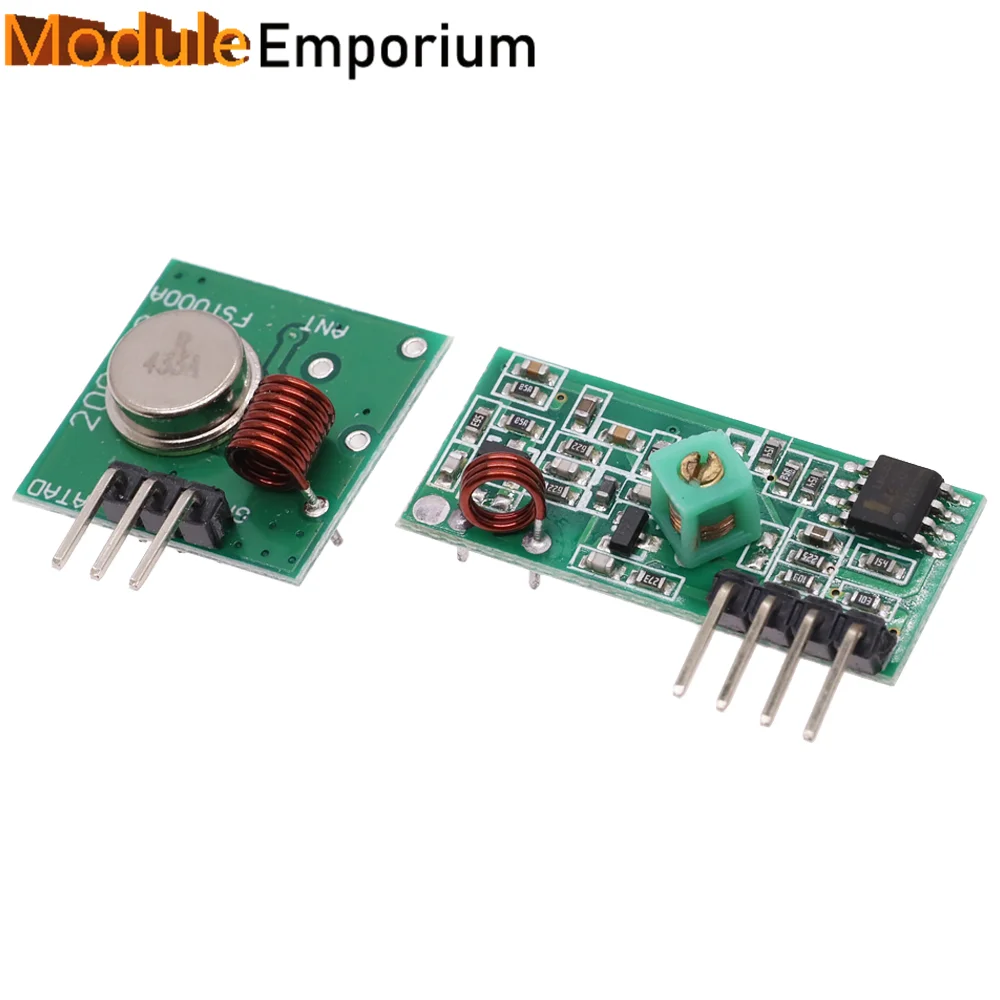 315Mhz-433Mhz-RF-Wireless-Transmitter-Module-and-Receiver-Kit-5V-DC ...