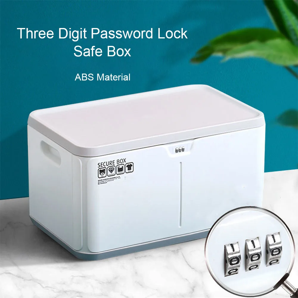 Three-Digit-Password-Lock-Safe-Box-ABS-Privacy-Security-Storage-Box ...