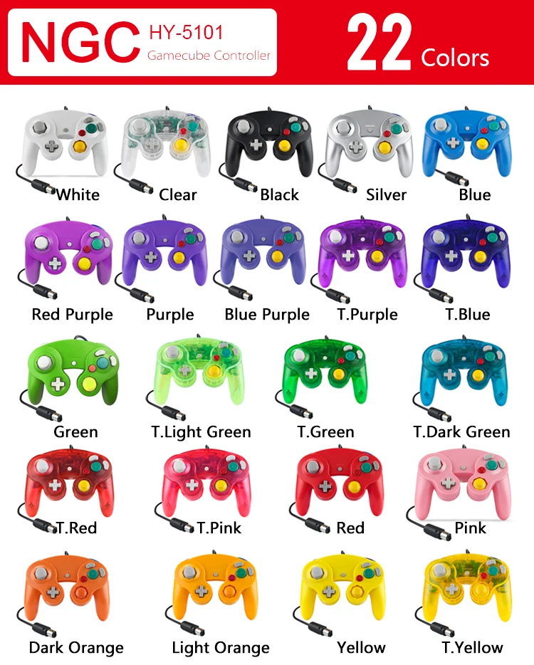 Gamecube Controller Colors