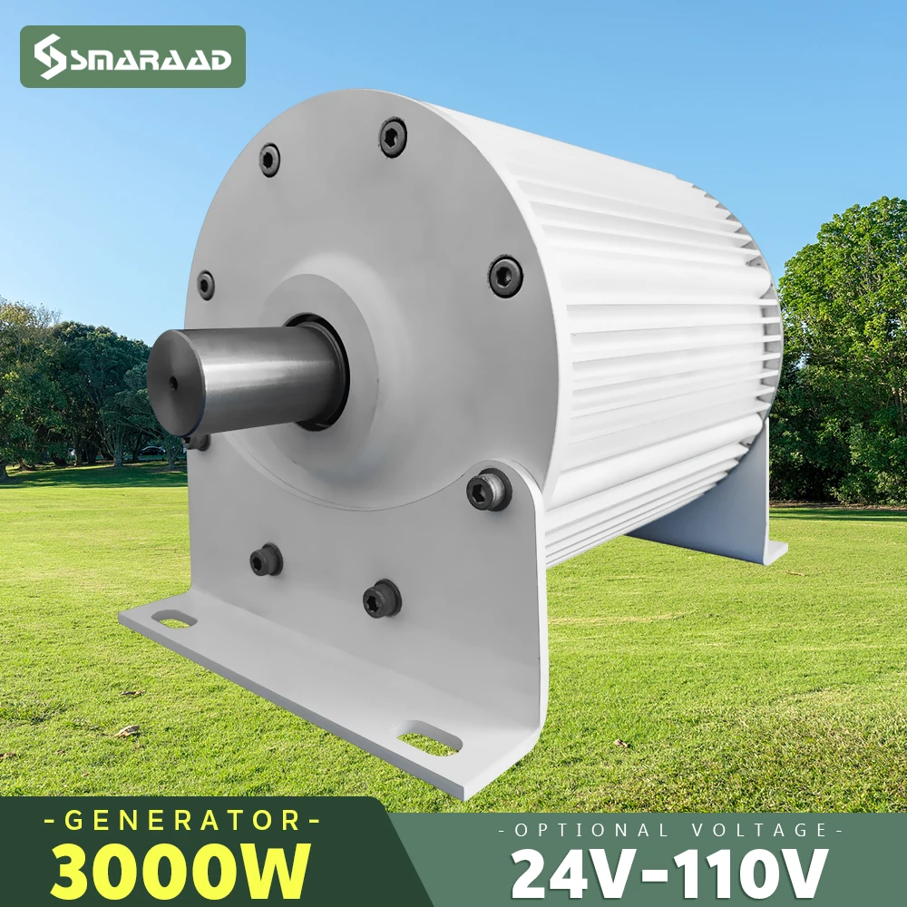 PMG-Wind-Turbine-Generator-2kw-3kw-24V-48V-96V-110V-500Rpm-DC-Power ...