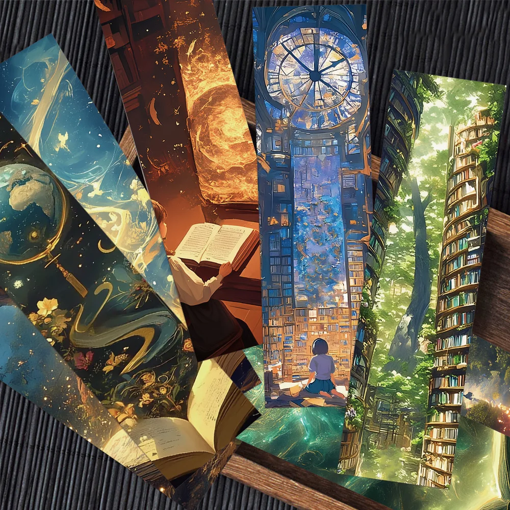 30Pcs Reading Bookmark Fantasy Mystery Wizarding World Advanced Book ...