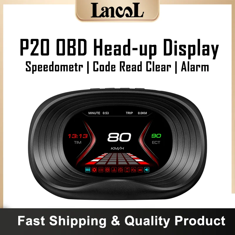 P20-Car-HUD-Display-OBD-System-Head-Up-Display-Car-Gauge-Speedometer ...