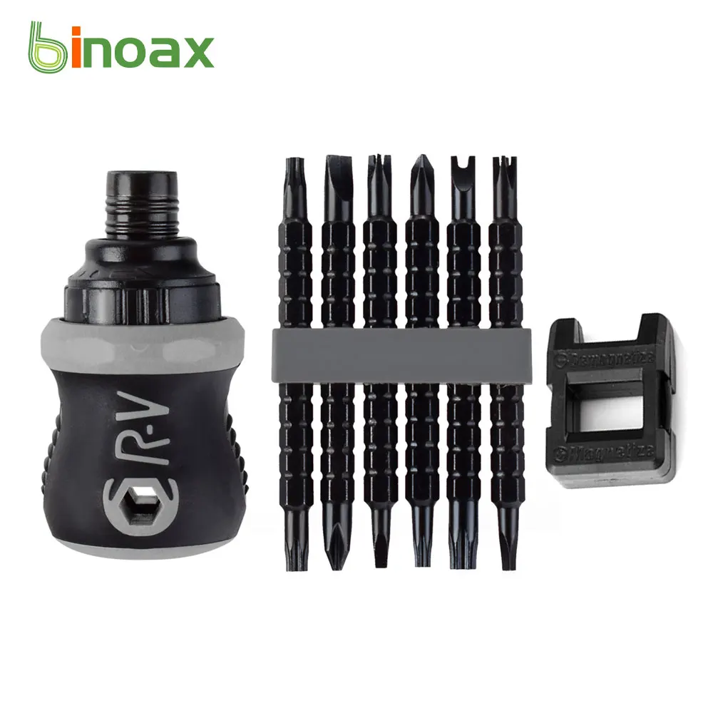 Binoax Mini Ratchet Precision Screwdriver Magnetic 13 In 1 Telescopic ...