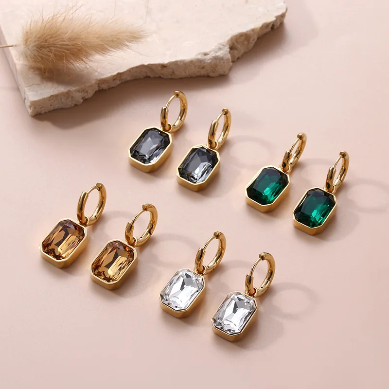 New Light Luxury Titanium Steel Earrings: Simple Earrings and Ear Cuffs ...