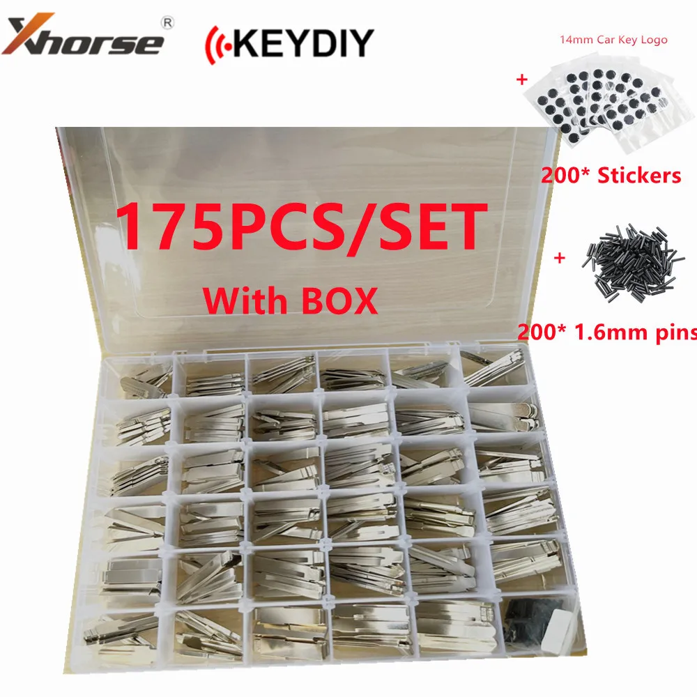 175pcs Kd Blade Car Key Blank Remote Blade For Kd900/kd-x2 Vvdi Xhorse ...