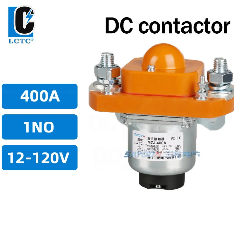 MZJ-400A-DC-Contactor-one-normally-open-12V-24v-36V-48V-60V-72V-84V ...