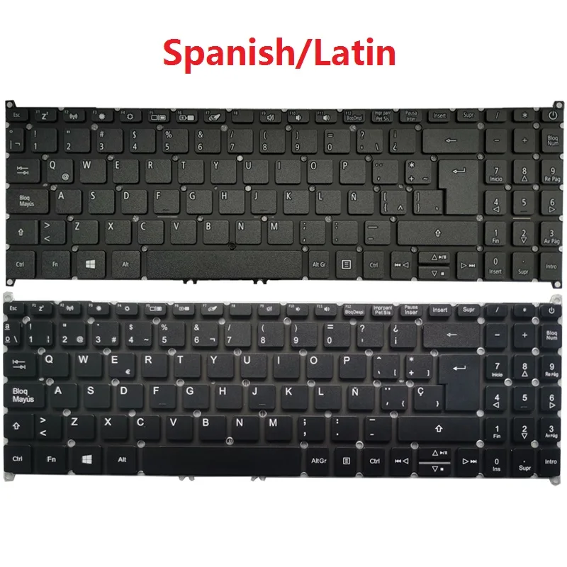 Spanish/sp Laptop Keyboard For Acer Aspire 3 A315-42 A315-42g A315-42 ...